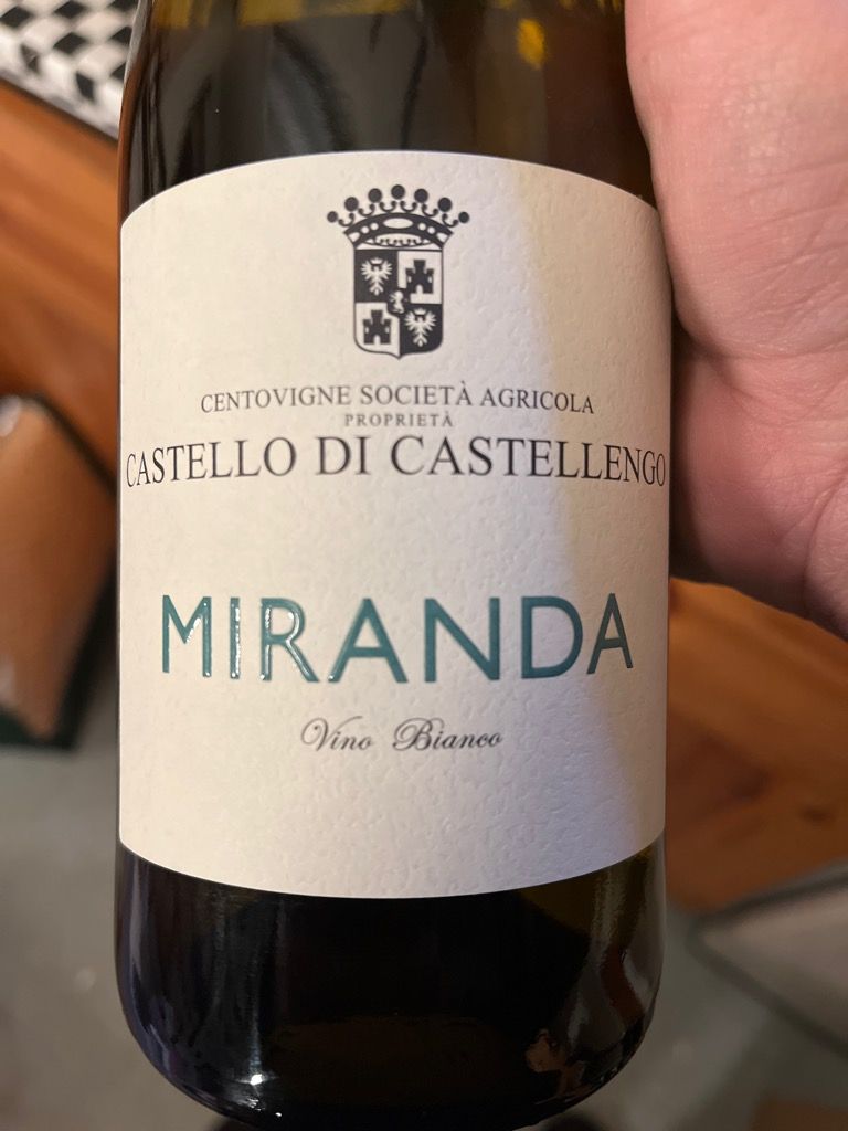 2021 CentoVigne Miranda Vino Bianco Vino da Tavola, Italy, Piedmont ...
