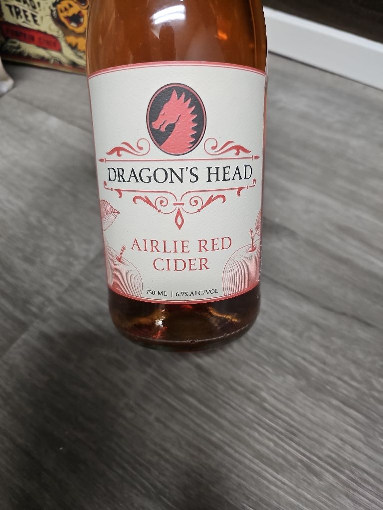 NV Dragon's Head Airlie Red Cider, USA, Washington, Puget Sound ...