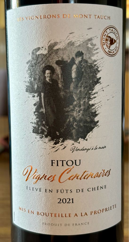 2021 Mont Tauch Fitou Vignes Centenaires, France, Languedoc Roussillon ...