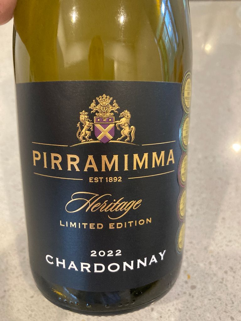 2022 Pirramimma Chardonnay Heritage Limited Edition, Australia, South ...