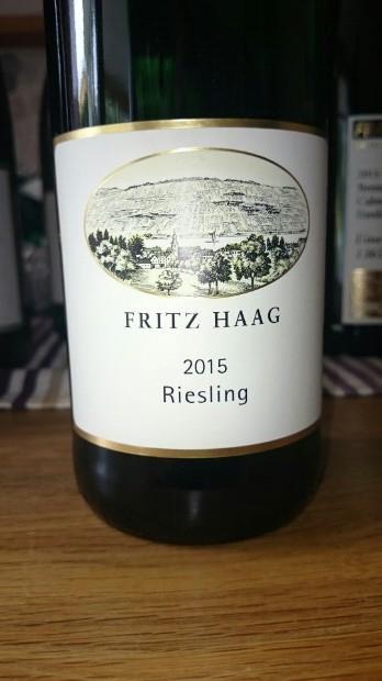 2015 Fritz Haag Riesling, Germany, Mosel Saar Ruwer - CellarTracker
