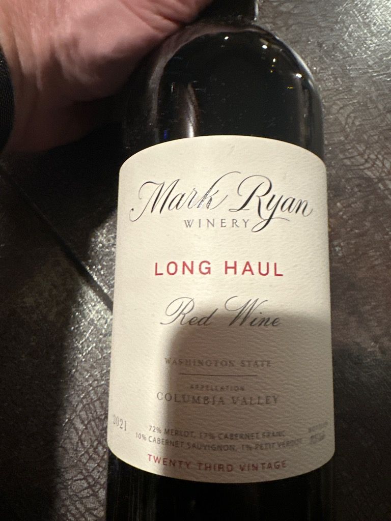 2022 Mark Ryan Long Haul, USA, Washington, Columbia Valley - CellarTracker