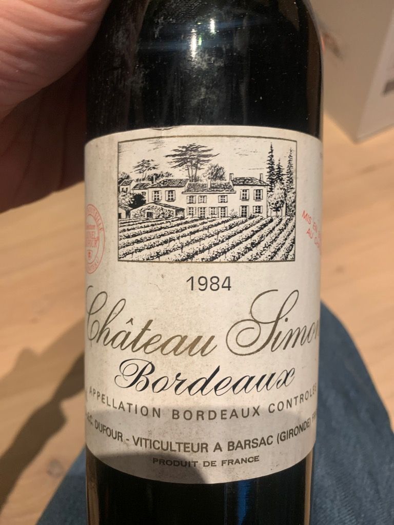 1983 Château Simon, France, Bordeaux, Sauternais, Barsac - CellarTracker