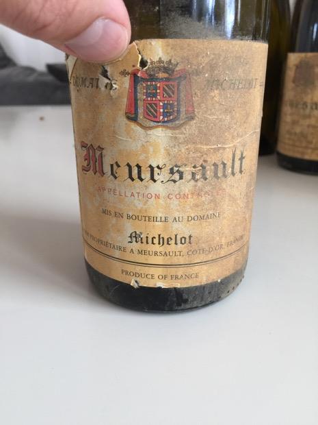 2001 Domaine Michelot Meursault, France, Burgundy, Côte de Beaune ...