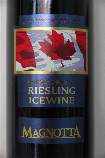 2013 Magnotta Riesling Icewine Limited Edition Niagara Peninsula VQA ...