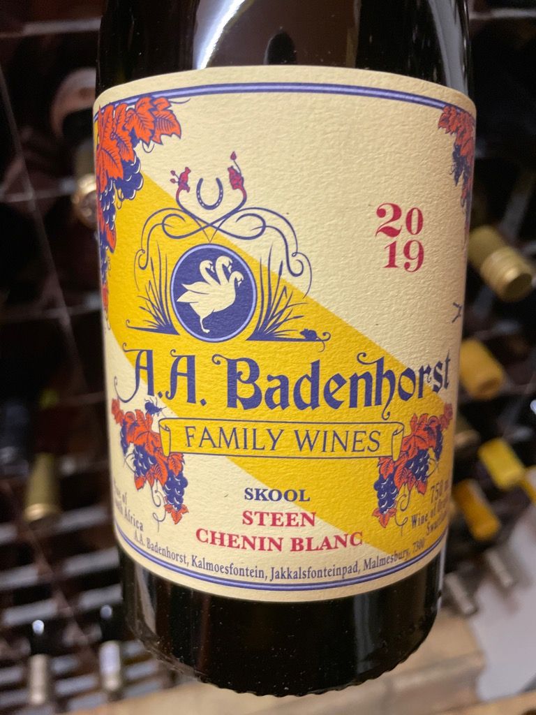 2018 Badenhorst Family Wines Chenin Blanc Steen Skool, South Africa ...