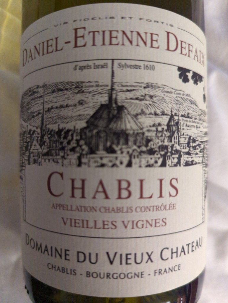 2018 Daniel-Etienne Defaix Chablis Vieilles Vignes du Vieux Chateau ...