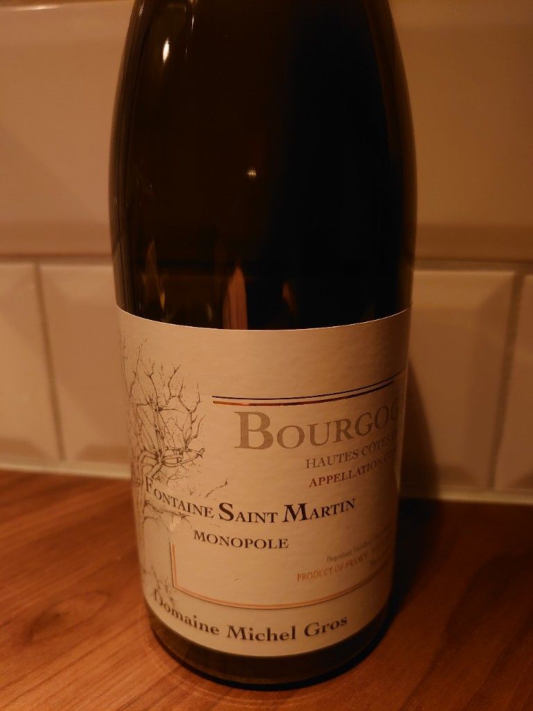 2018 Domaine Michel Gros Bourgogne Hautes-Côtes de Nuits Fontaine St ...