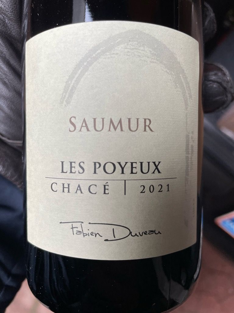 2022 Fabien Duveau Saumur Blanc Les Poyeux, France, Loire Valley, Anjou-Saumur, Saumur ...
