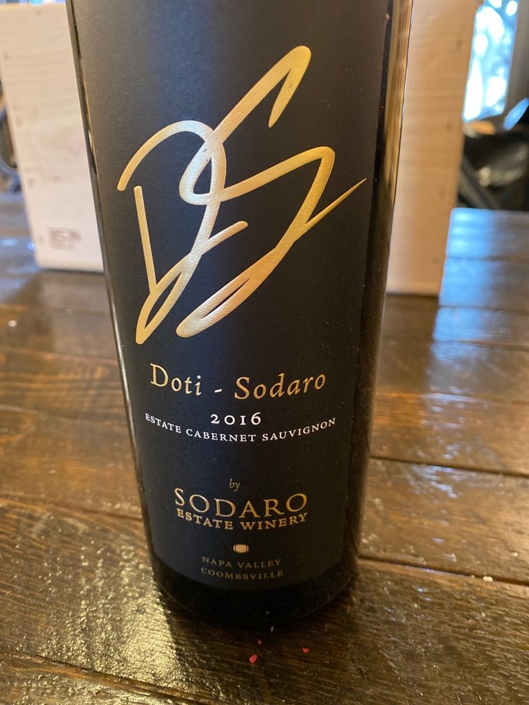 2016 Sodaro Estate Winery Cabernet Sauvignon Doti-Sodaro Blocks 2 and 6 ...