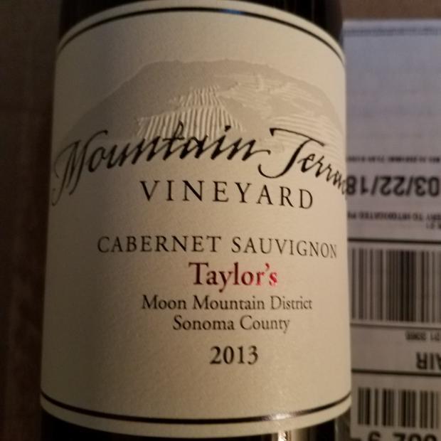 2013 Ledson Cabernet Sauvignon Taylor Mountain Terraces Vineyard Moon ...