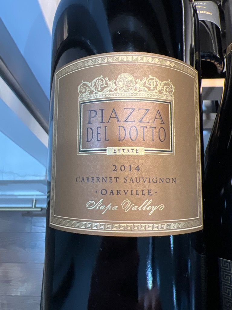 2022 Del Dotto Cabernet Sauvignon Single Cluster Edition Piazza Estate ...