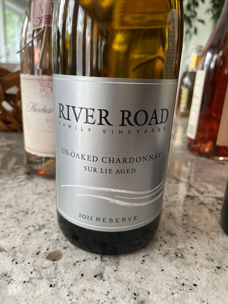 2021 River Road Family Vineyards and Winery Chardonnay Reserve Un-Oaked ...