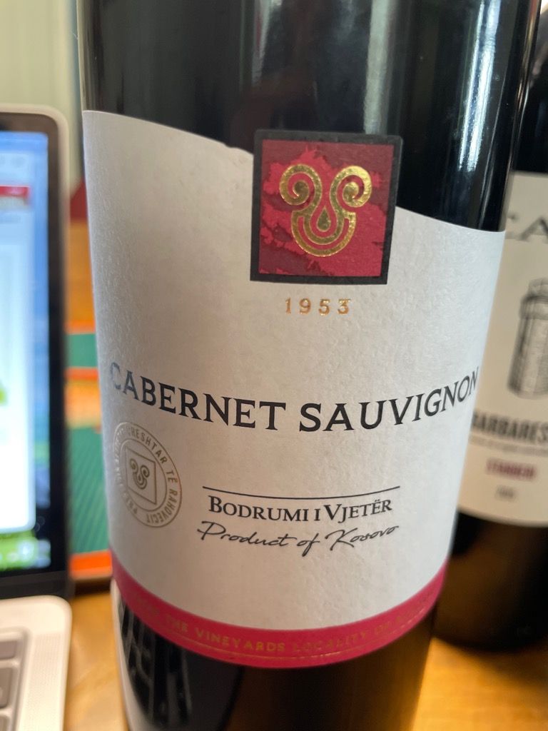 2016 Bodrumi I Vjetër Old Cellar Cabernet Sauvignon & Vranac, Kosovo ...