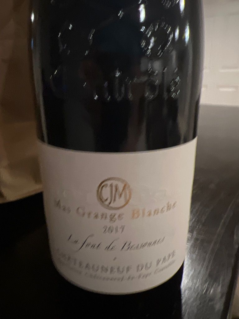 2020 Mas Grange Blanche Châteauneuf-du-Pape, France, Rhône, Southern ...