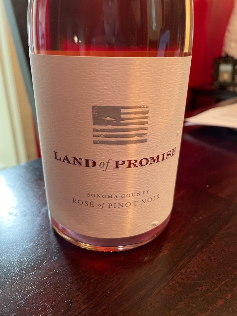 2021 Land of Promise Pinot Noir Rosé Terra de Promissio Vineyard, USA ...