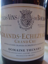 2006 Domaine Thenard Grands-Echezeaux, France, Burgundy, Côte de Nuits ...