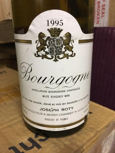 1997 Domaine Joseph Roty Bourgogne Blanc, France, Burgundy, Bourgogne ...