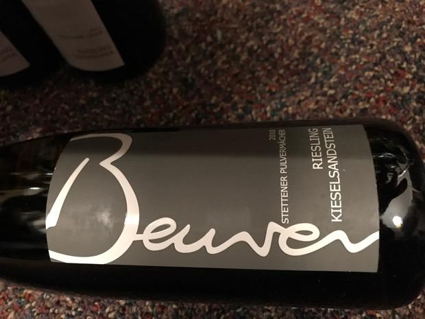 2015 Weingut Beurer Stettener Kieselsandstein Riesling trocken, Germany ...