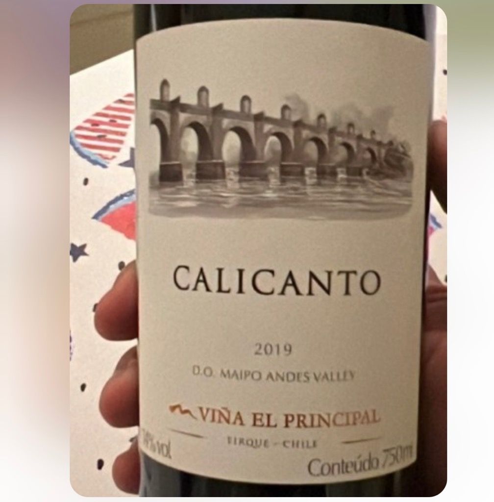 2019 Viña El Principal Calicanto, Chile, Maipo Valley - CellarTracker