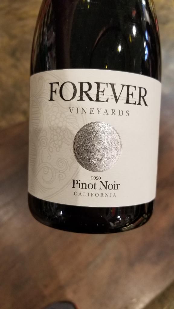 2020 Forever Vineyards Pinot Noir, USA, California, Central Valley ...