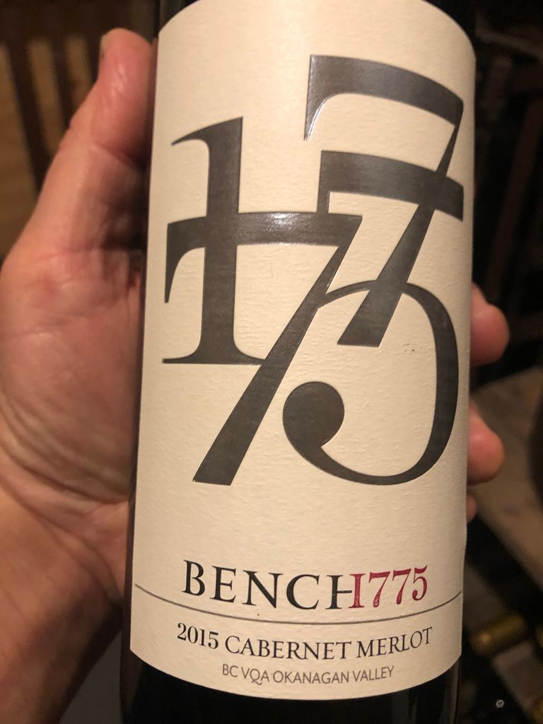 2016 Bench 1775 Cabernet Merlot, Canada, British Columbia, Okanagan ...