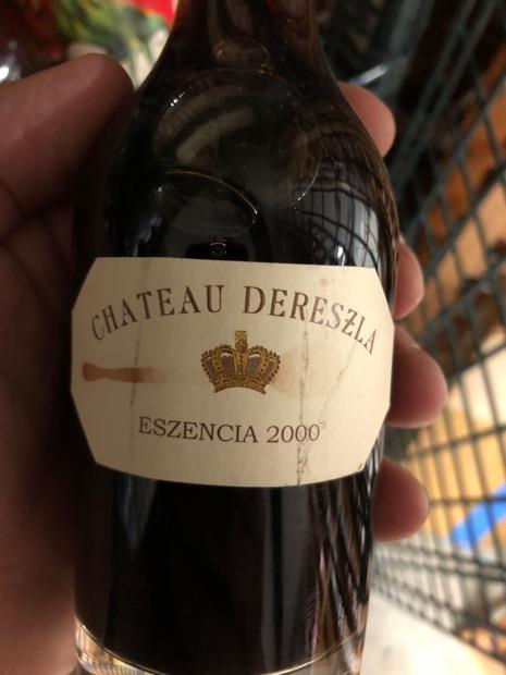 2000 Chateau Dereszla Tokaji Eszencia, Hungary, Tokaji - CellarTracker