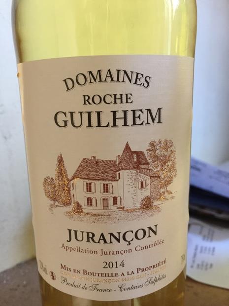 2012 Domaine Guilhem Jurançon, France, Southwest France, Jurançon ...