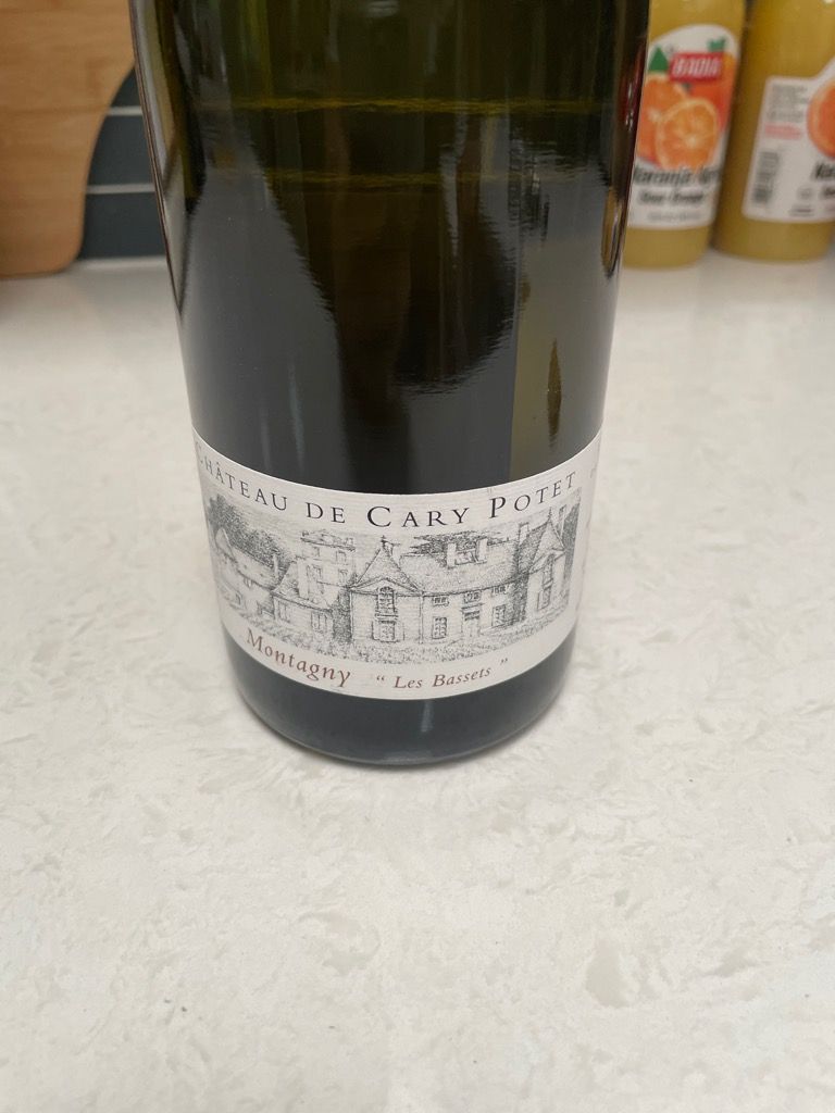 2021 Château de Cary Potet Montagny Les Bassets Blanc, France, Burgundy ...