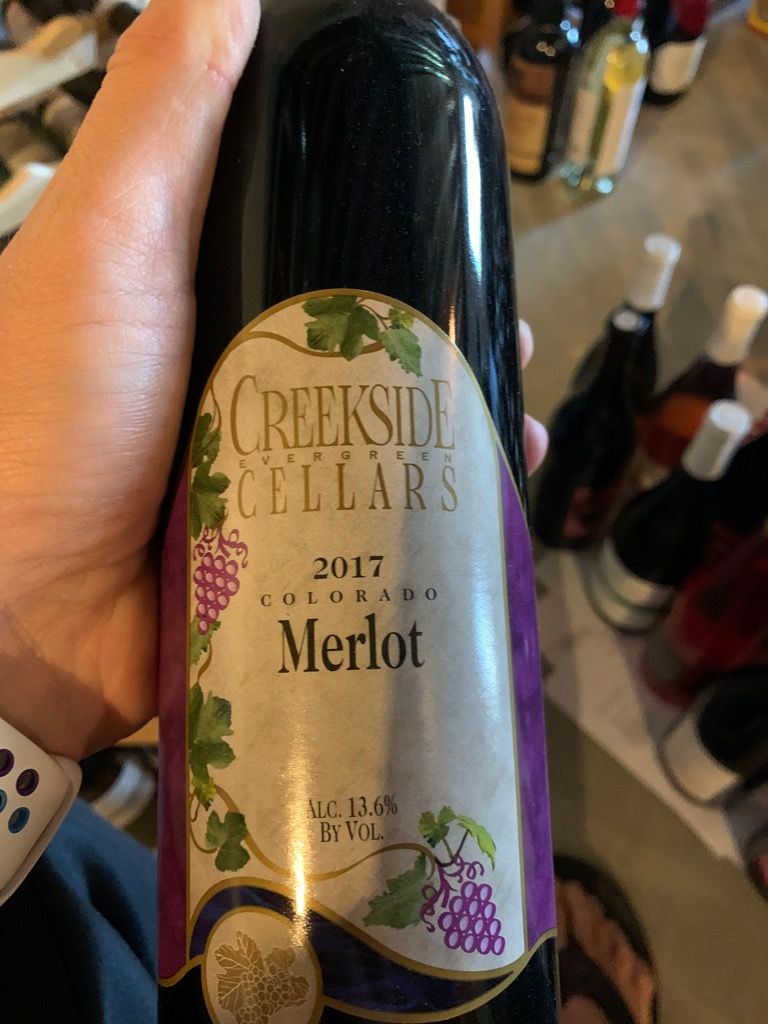 2017 Creekside Cellars Merlot, USA, Colorado, Grand Valley - CellarTracker