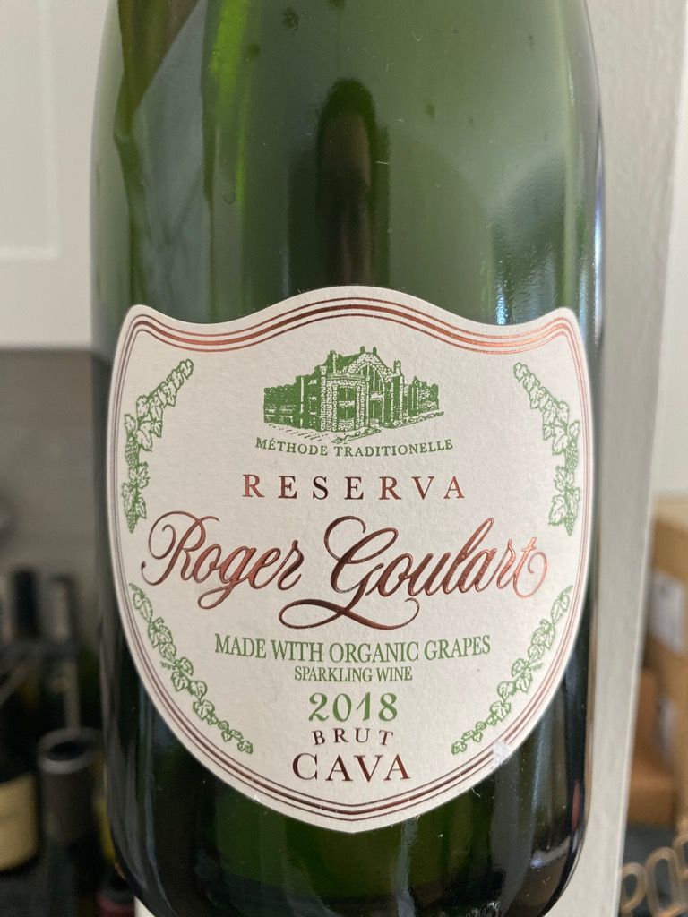 2018 Roger Goulart Cava Brut Organic Reserva, Spain, Cava - CellarTracker