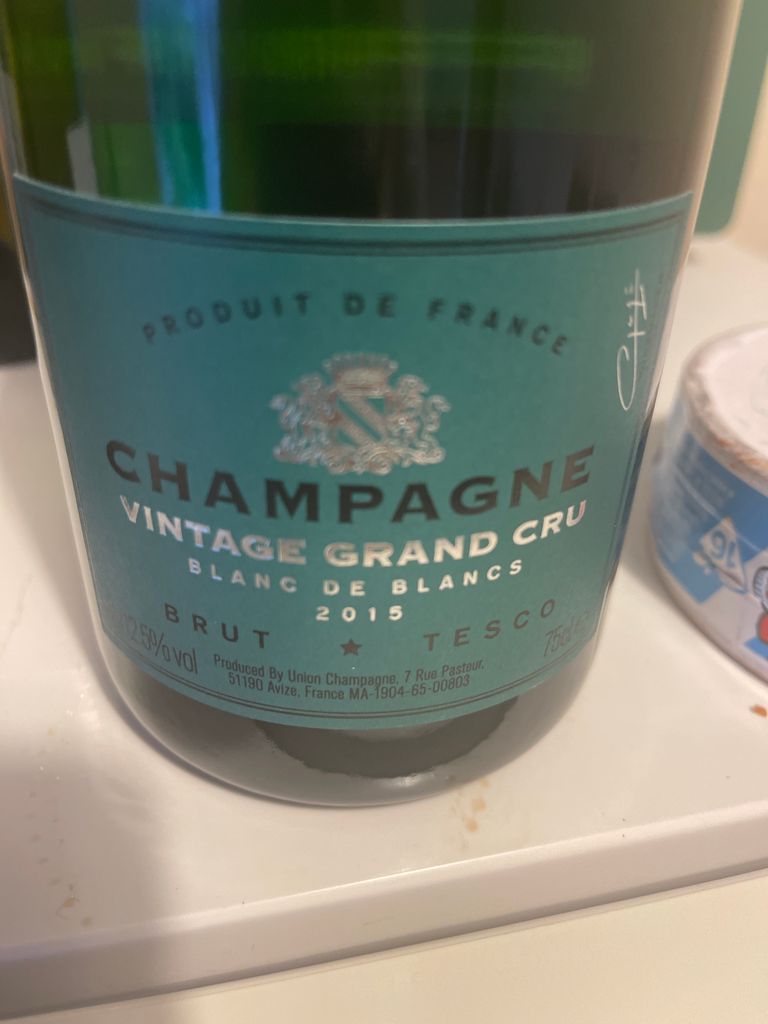 2017 Tesco Finest Champagne Grand Cru Vintage Brut, France, Champagne ...