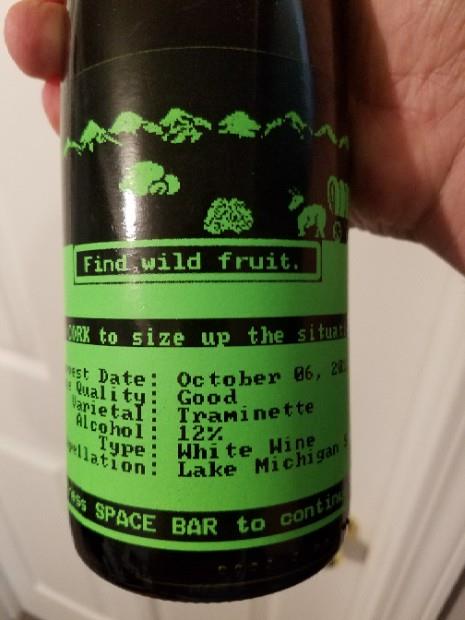 2018 Nathaniel Rose Traminette Find Wild Fruit, USA, Michigan, Lake ...