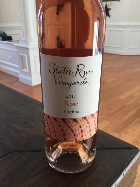 2016 Slater Run Vineyards Rosé, USA, Virginia, Northern Virginia ...