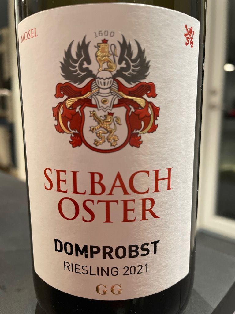 2022 Selbach-Oster Graacher Domprobst Riesling Großes Gewächs, Germany ...