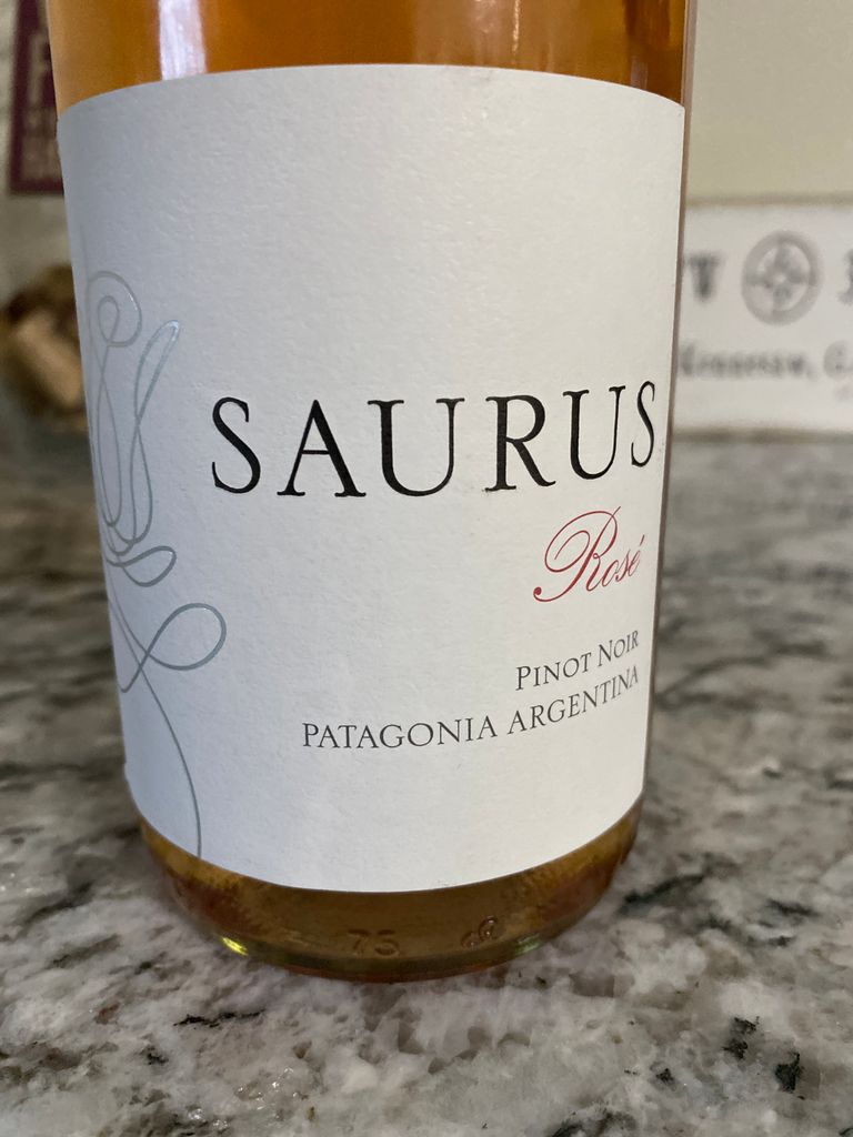 2019 Bodega Familia Schroeder Pinot Noir Saurus Patagonia Rosé ...