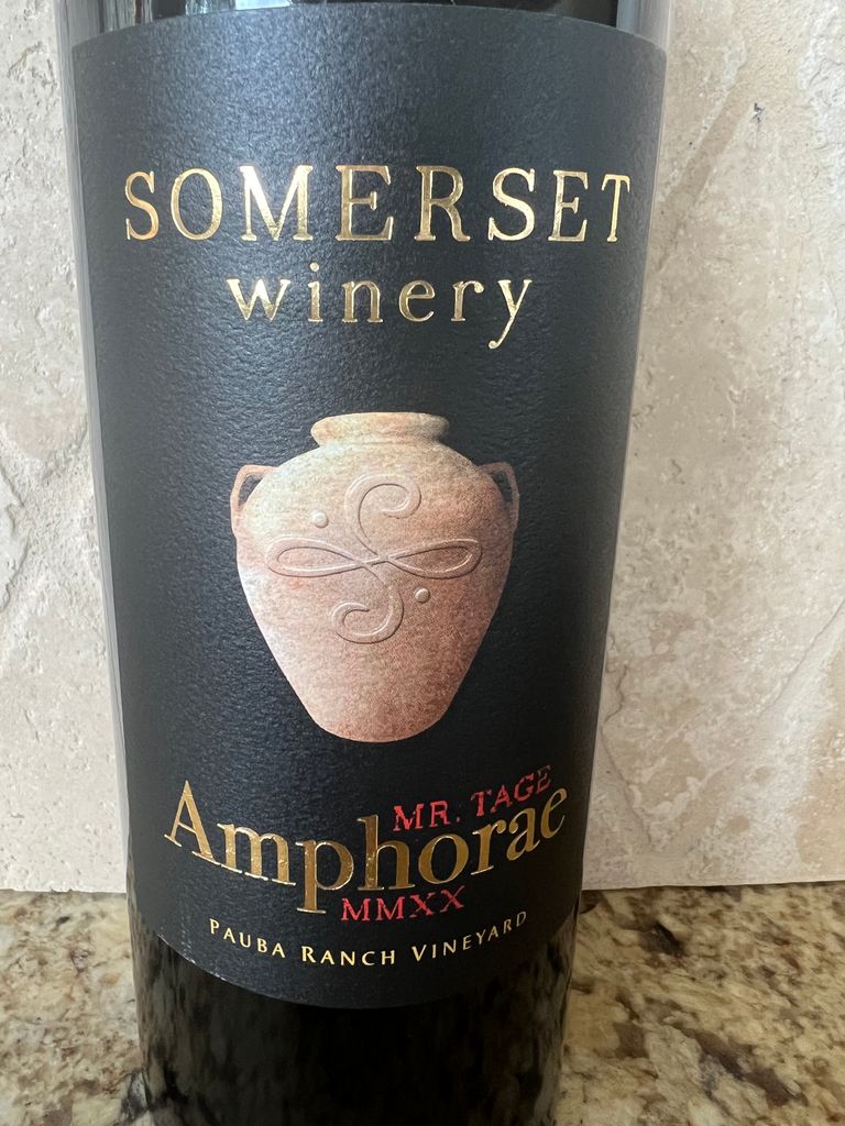 NV Somerset Winery Cabernet Franc Amphorae, Mr. Tage Pauba Ranch ...