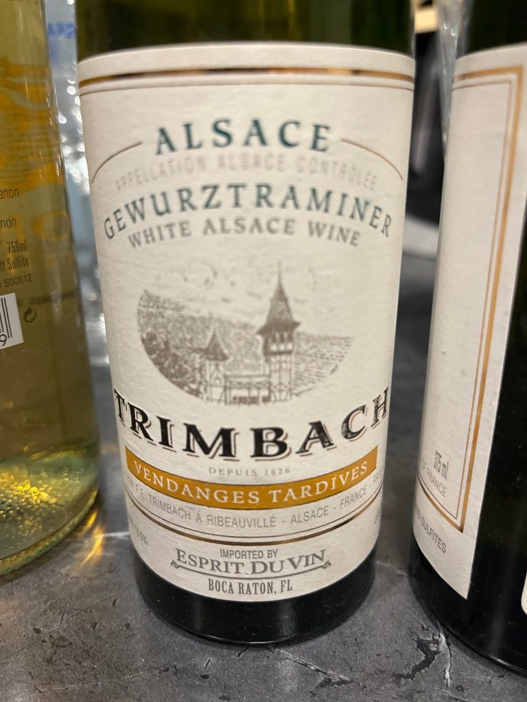 2017 Trimbach Gewurztraminer Reserve Personnelle Vendange Tardive ...