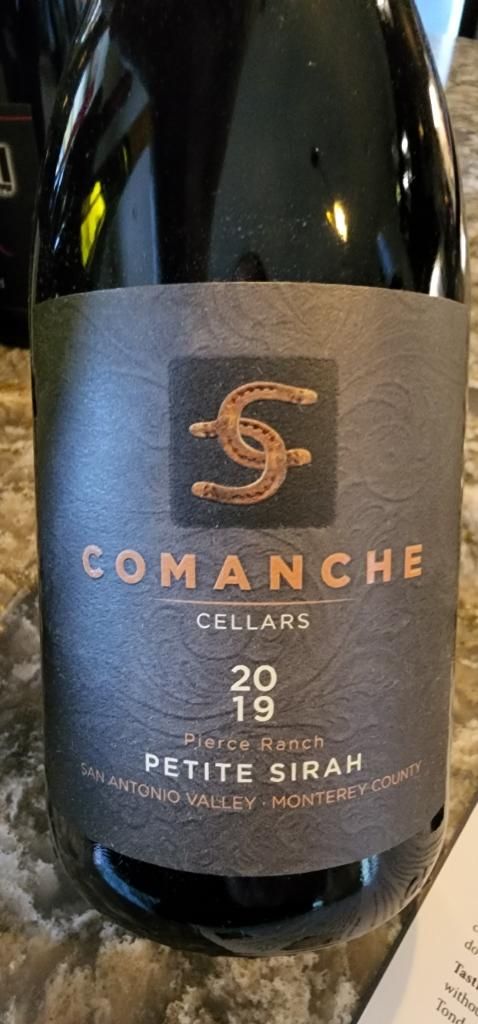 2019 Comanche Cellars Petite Sirah Pierce Ranch, USA, California ...