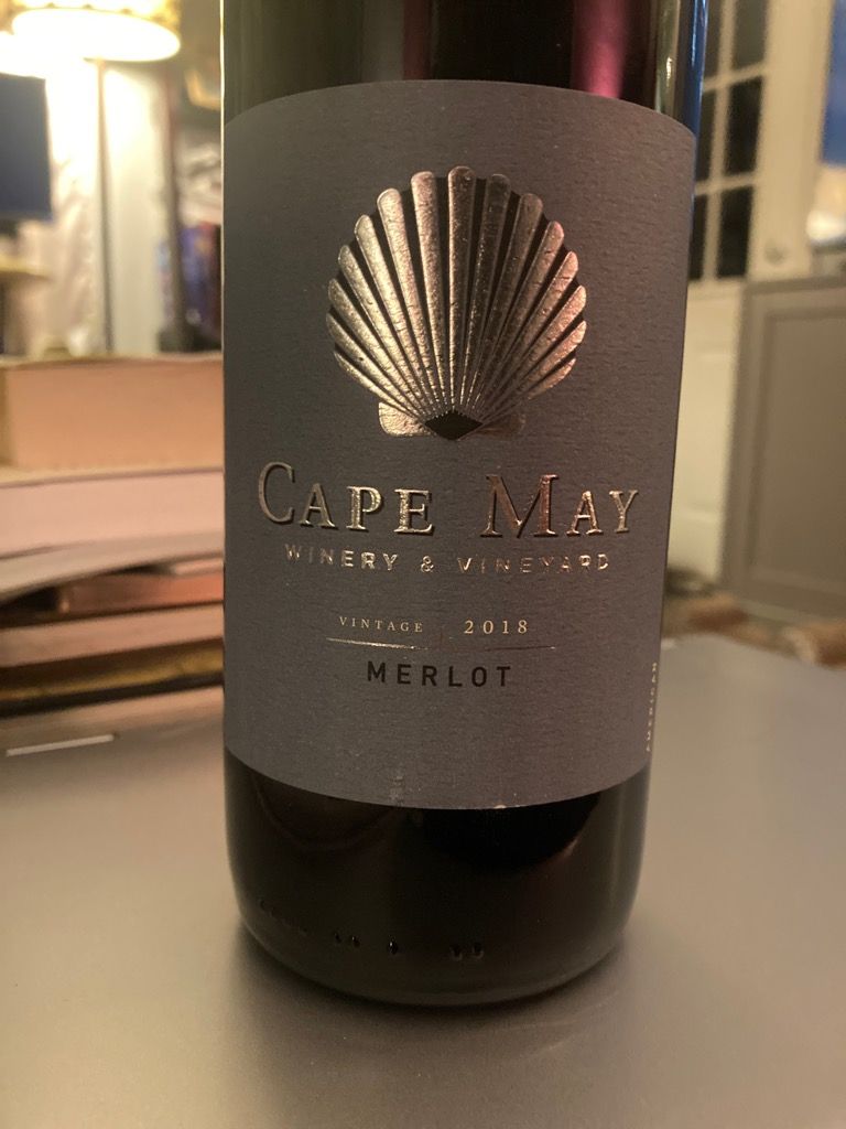 2020 Cape May Winery & Vineyard Merlot, USA, New Jersey - CellarTracker