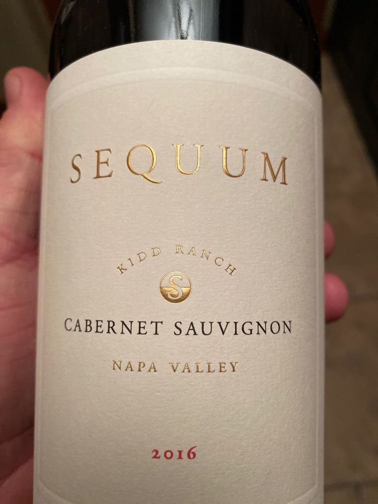 2017 Sequum Cabernet Sauvignon Kidd Ranch, USA, California, Napa Valley ...