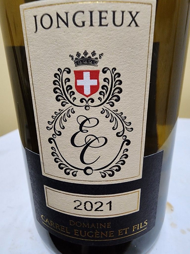 2021 Domaine Eugène Carrel Vin de Savoie Jongieux, France, Savoie, Vin ...