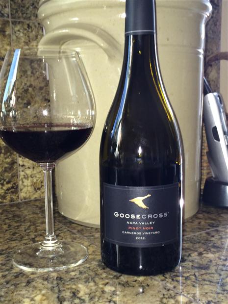 2012 Goosecross Cellars Pinot Noir Carneros Vineyard, USA, California ...
