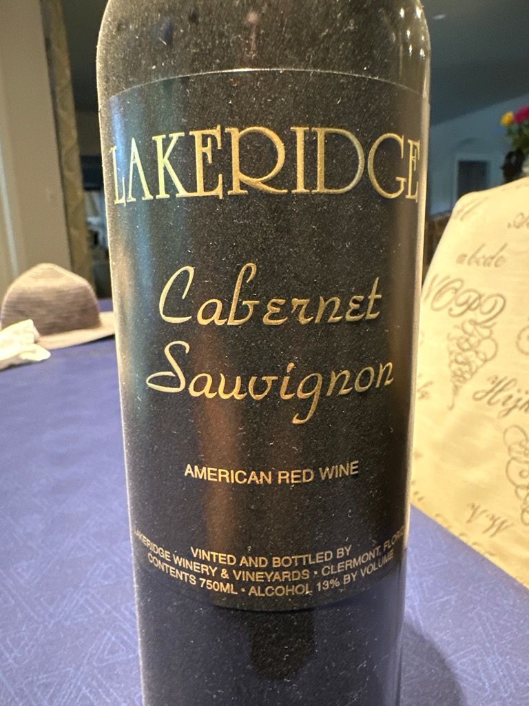 2020 Lakeridge Cabernet Sauvignon Reserve Lakeridge Winery & Vineyards ...