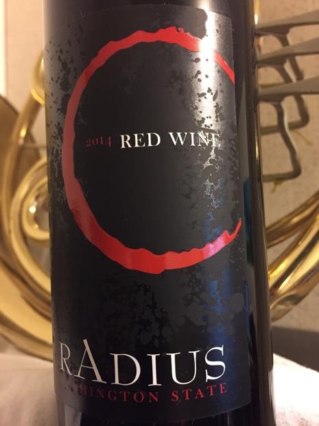 2014 Radius Red Wine, USA, Washington, Columbia Valley, Walla Walla ...