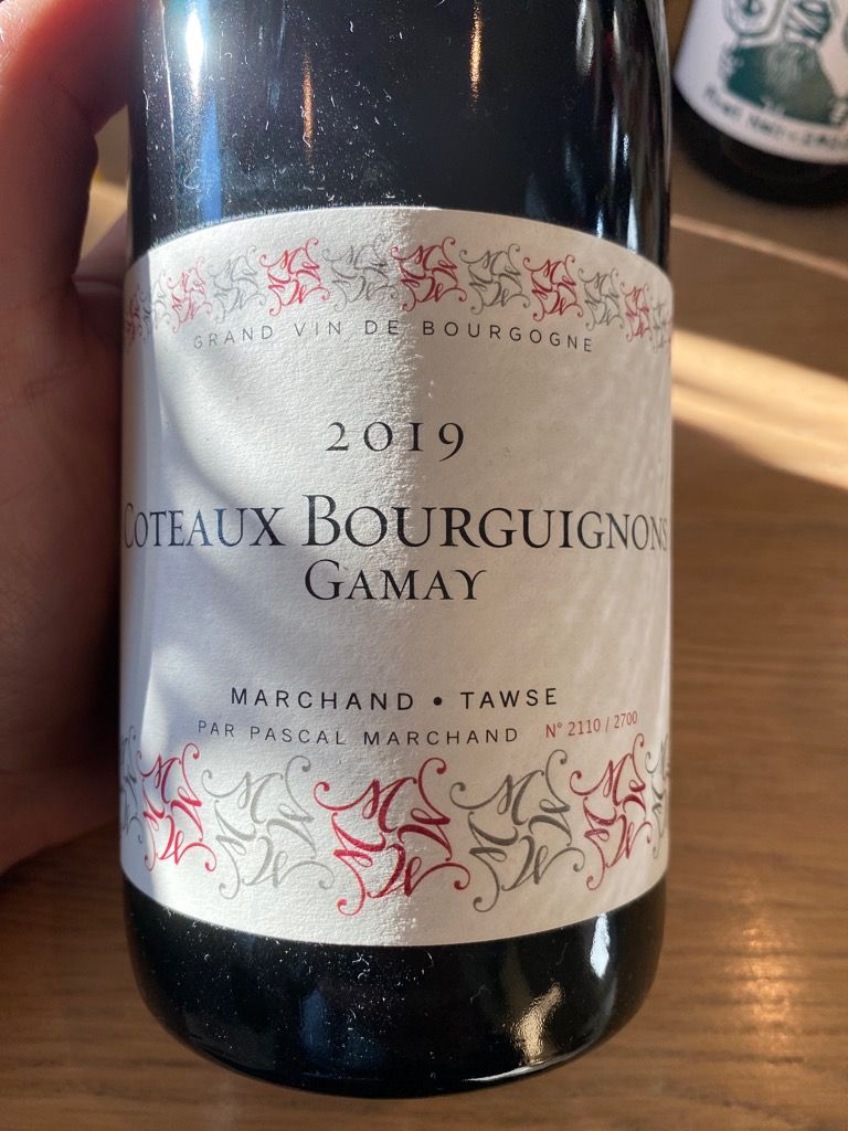 2020 Marchand & Tawse / Pascal Marchand Coteaux Bourguignons, France ...