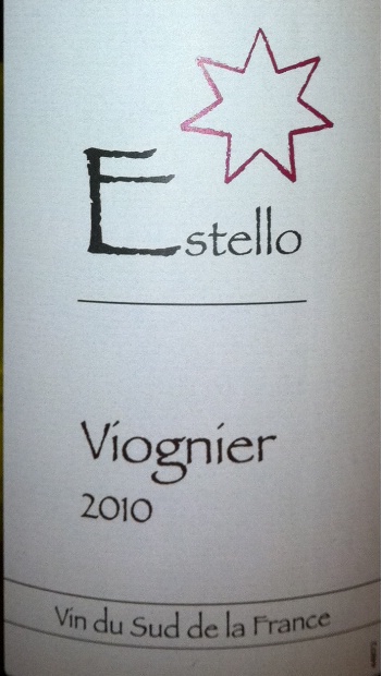 2010 Domaine de l'Estello Viognier Vin de Pays d'Oc, France, Languedoc ...