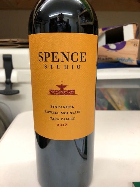 2019 Spence Studio Zinfandel, USA, California, Napa Valley - CellarTracker