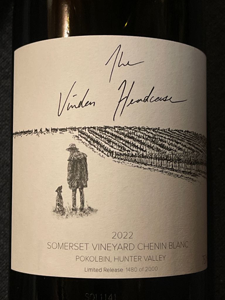 2022 Vinden Estate The Vinden Headcase Chenin Blanc Somerset Vineyard ...