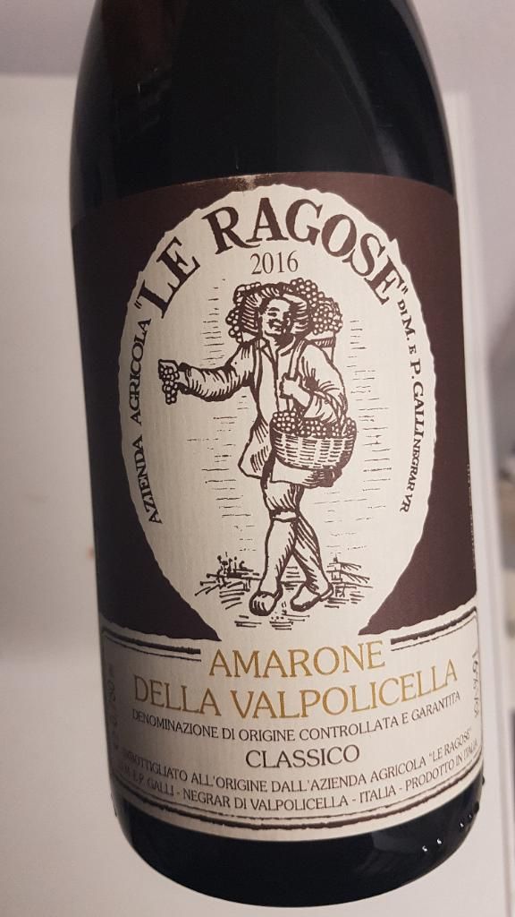 2016 Le Ragose Amarone della Valpolicella Classico, Italy, Veneto ...